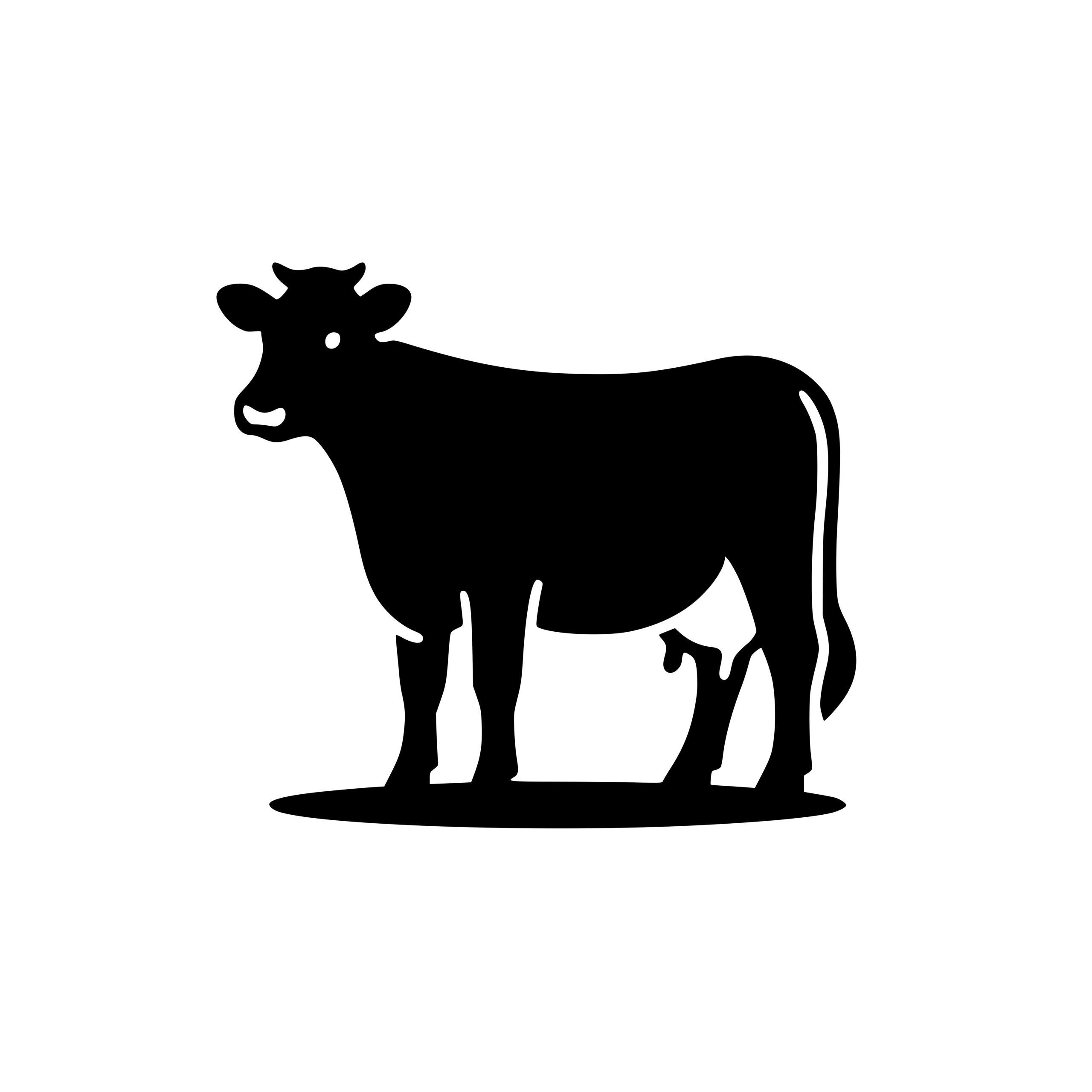 Gentle Cow Silhoutte – Creative Meadow