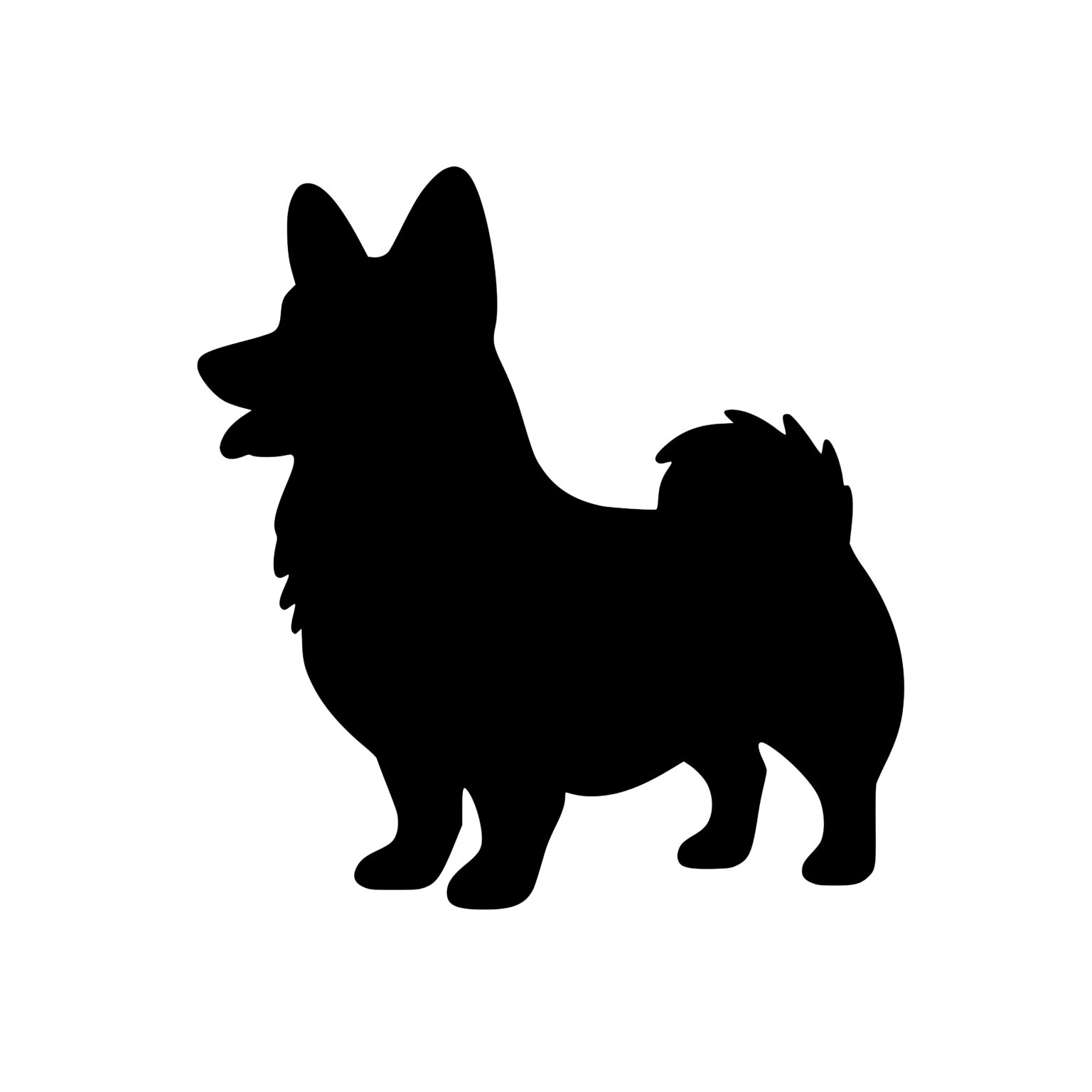Relaxed Corgi Profile – Creative Meadow