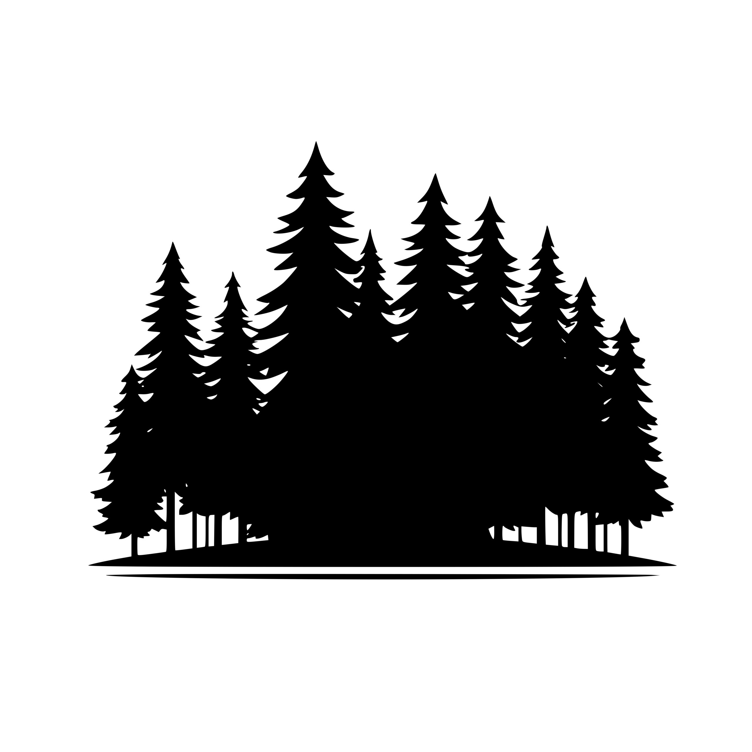 Forest of Shadows Design: SVG, PNG, DXF for Cricut & More