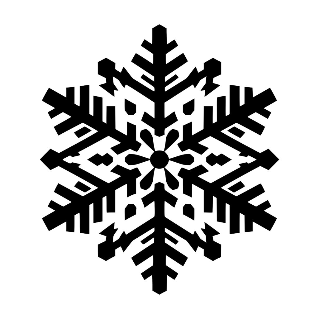 Geometric Snowflake Design – Creative Meadow