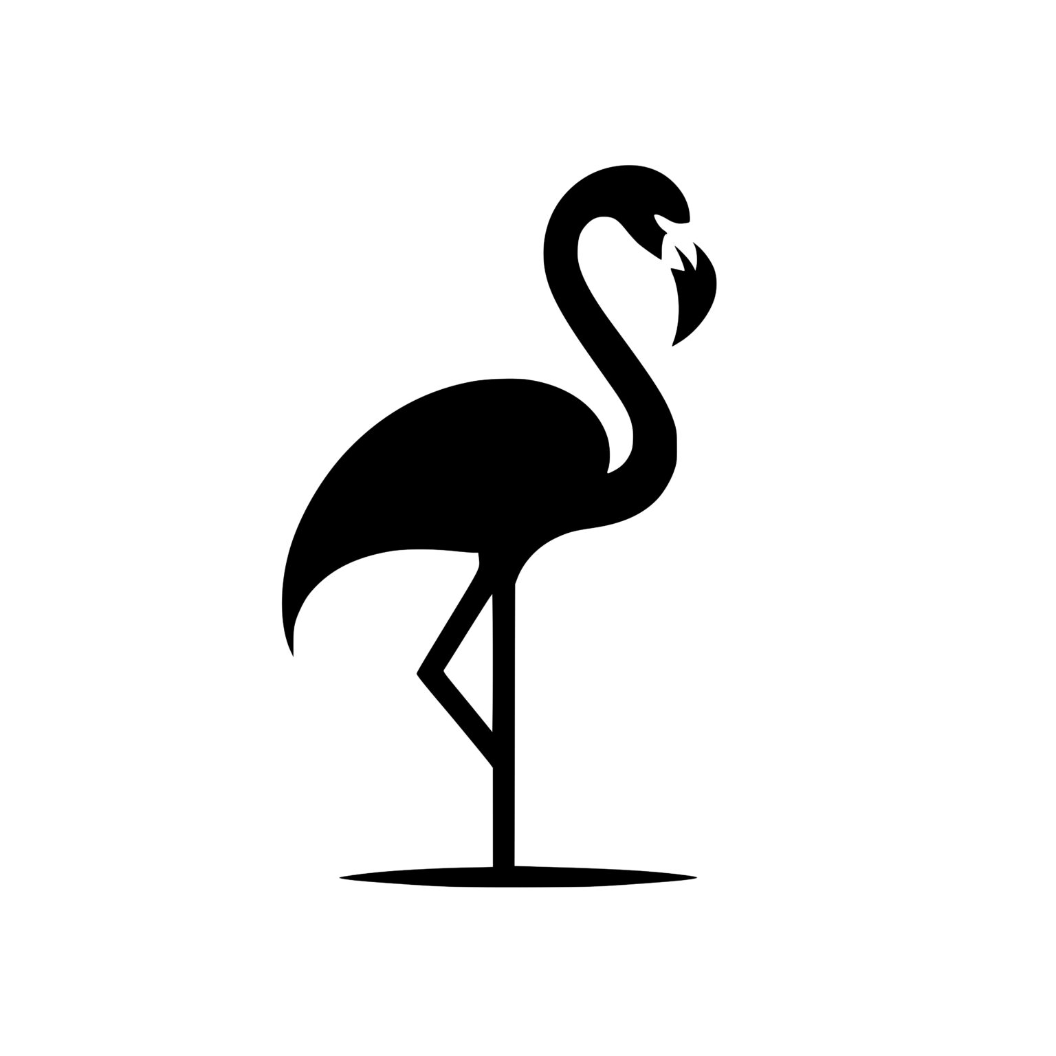 Flamingo on One Leg – Creative Meadow