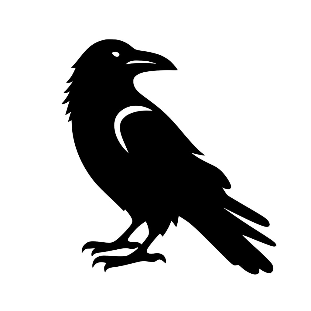 Raven in Profile SVG Design - Cricut, Silhouette, Laser Ready