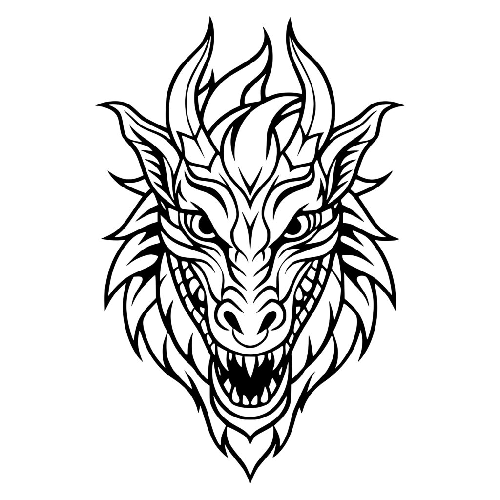 Fierce Flame Dragon – Creative Meadow