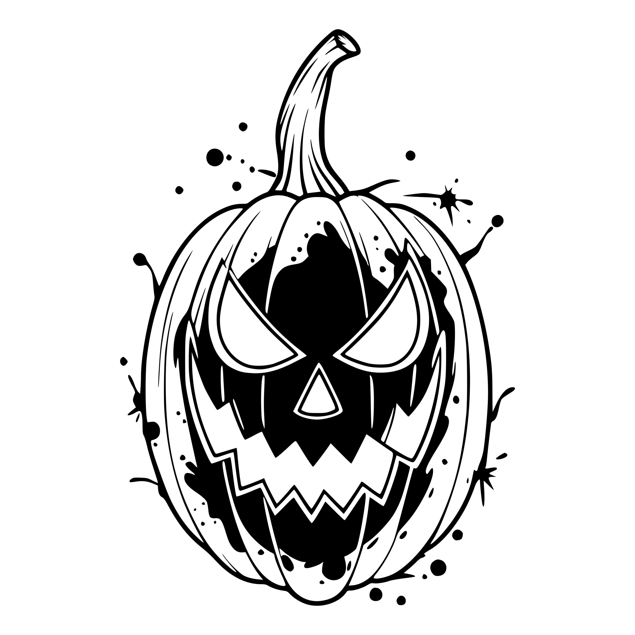 Menacing Pumpkin Face – Creative Meadow