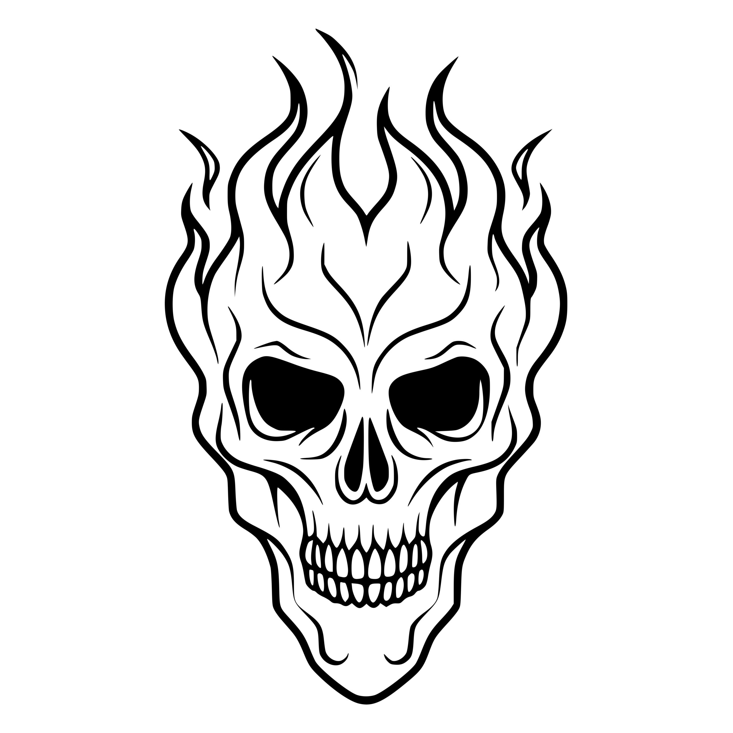 Mystic Flame Skull – Creative Meadow
