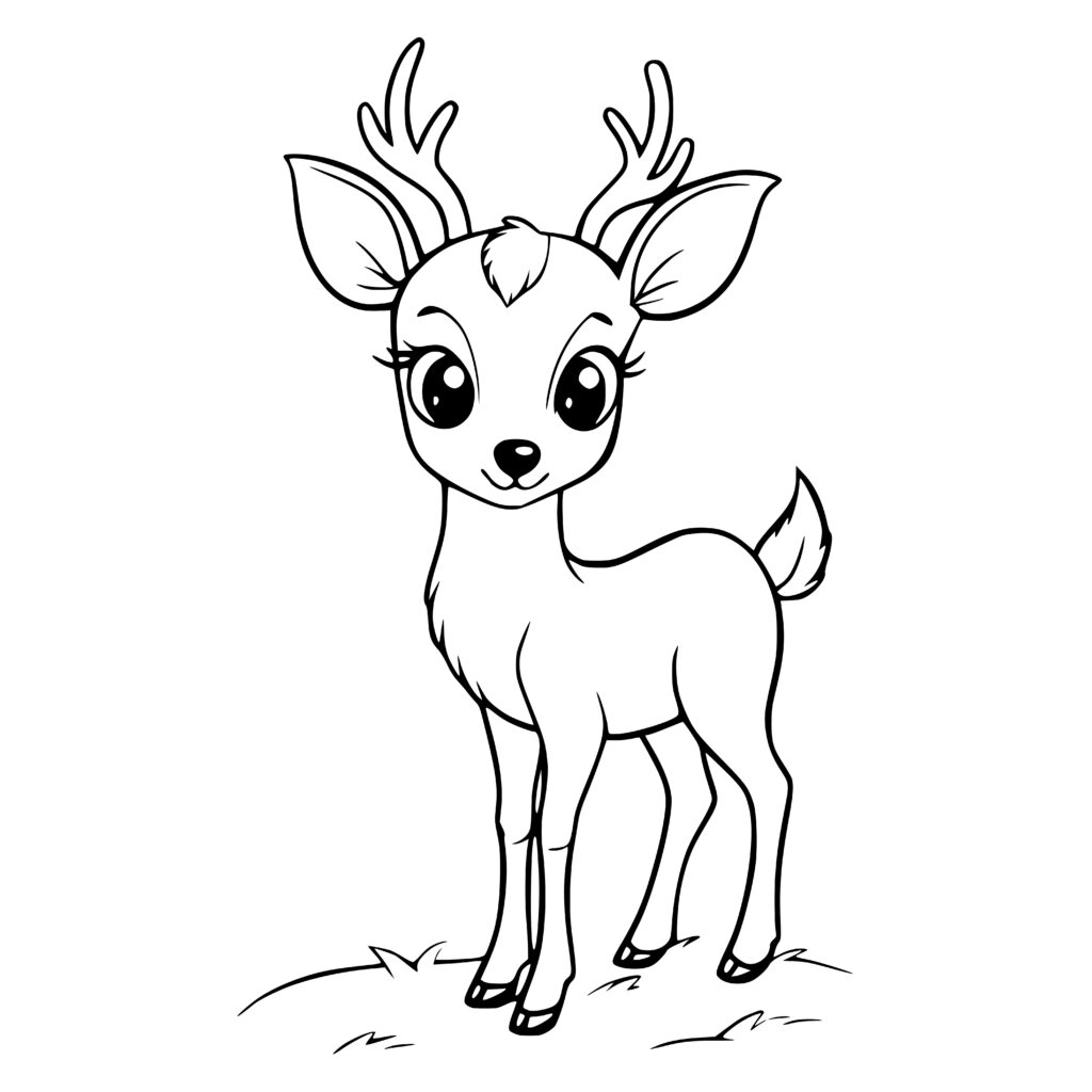 Friendly Young Buck – Creative Meadow