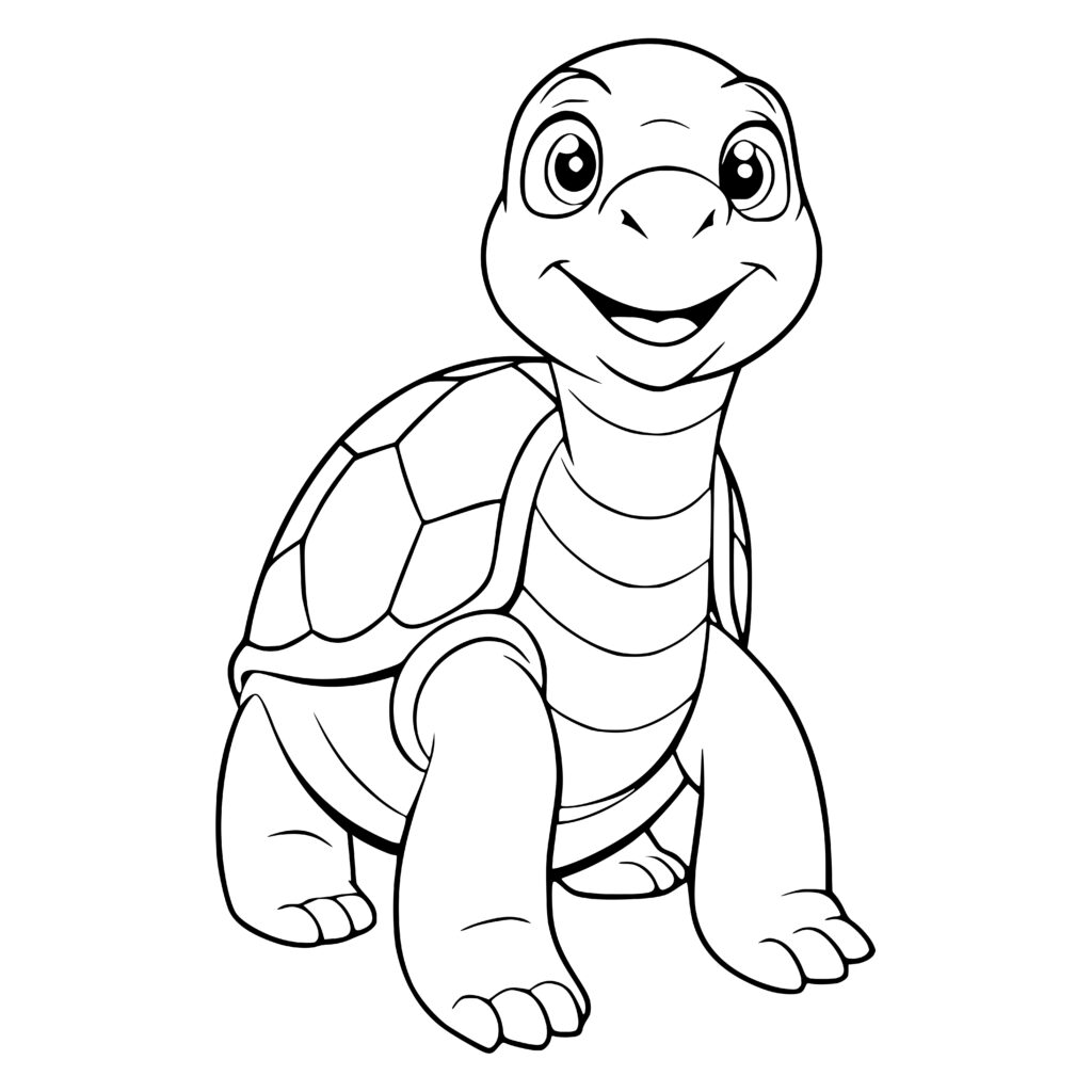 Cheerful Turtle Buddy – Creative Meadow