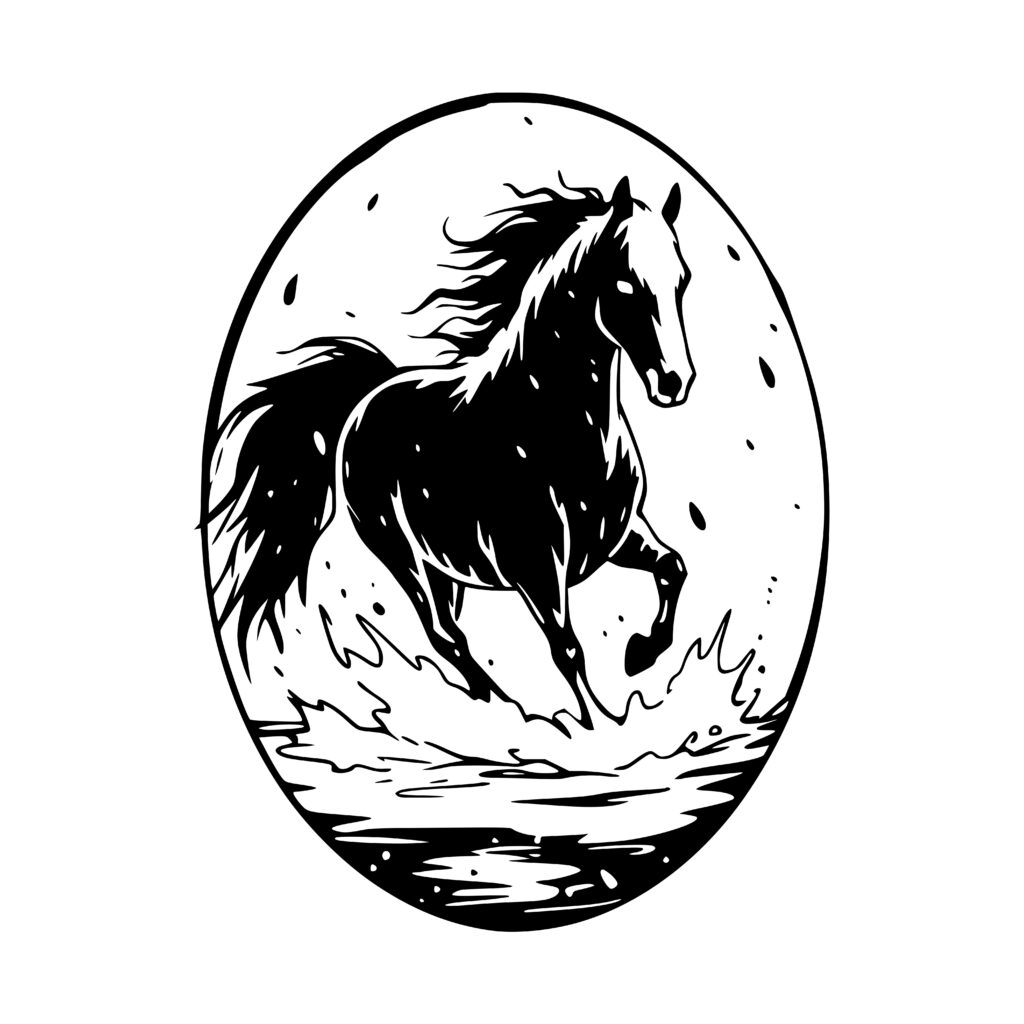 Galloping through Water – Creative Meadow