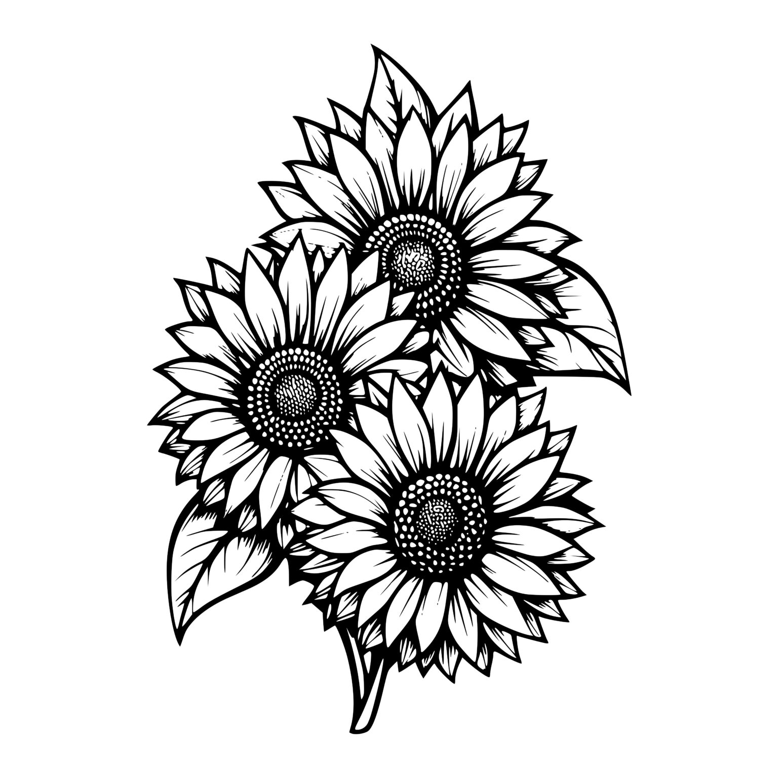 Sunflower Trio Delight – Creative Meadow