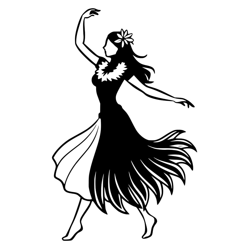 Hula Dance Elegance SVG File for Cricut & Silhouette Users