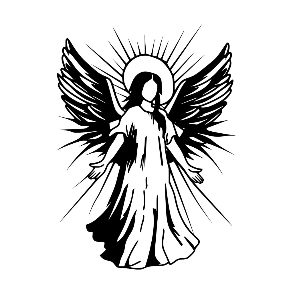 Welcoming Angel Embrace SVG - Compatible with Cricut & Glowforge