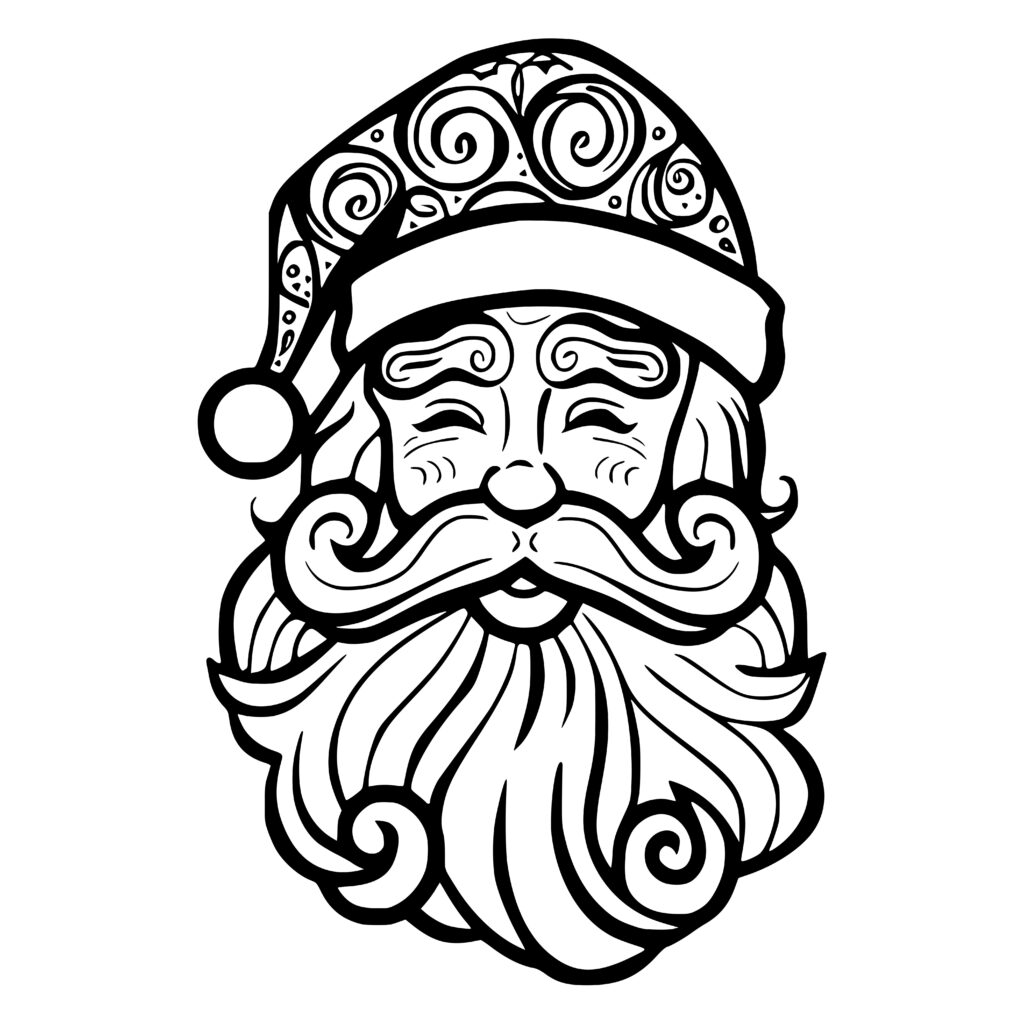Festive Santa Face – Creative Meadow