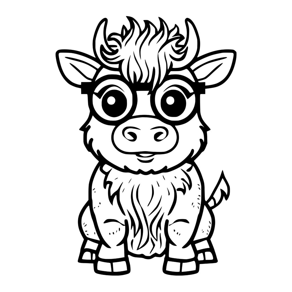 Quirky Bison Buddy – Creative Meadow