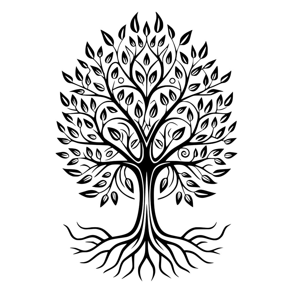 Vital Tree Harmony Design - SVG & PNG for Cricut Users