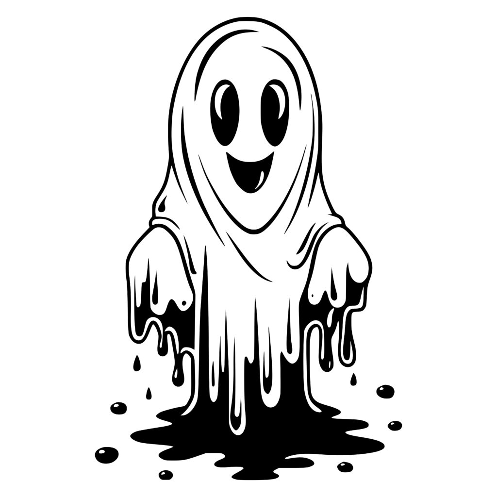 Playful Dripping Ghost – Creative Meadow