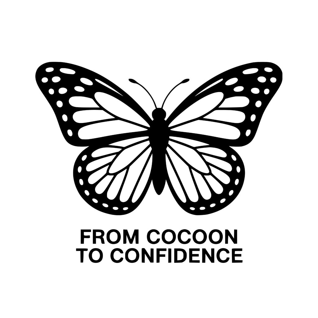Cocoon to Flight SVG Design for Cricut, Silhouette, Laser Machines
