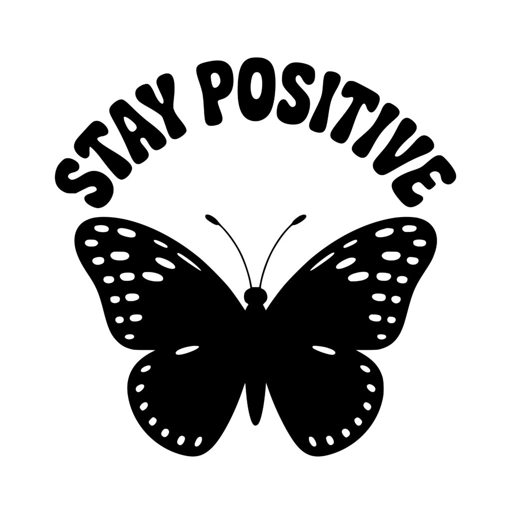 Positive Butterfly Message – Creative Meadow