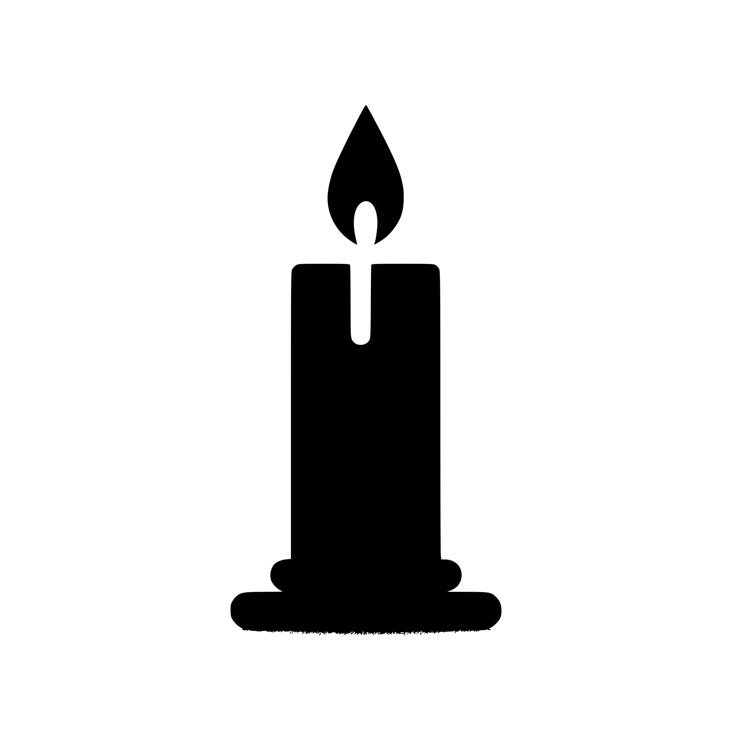 Flame Atop Candle – Creative Meadow