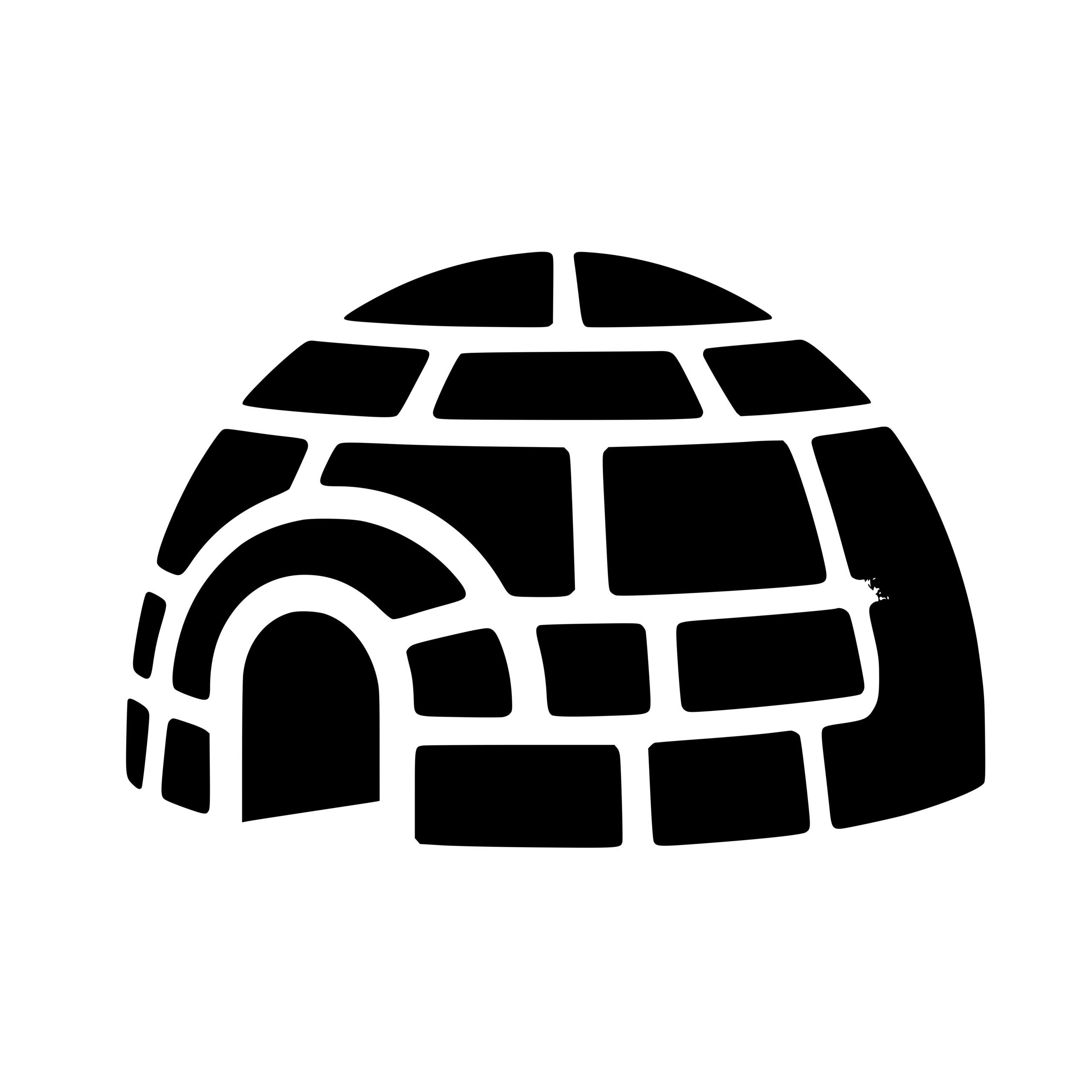 Dome-Shaped Igloo Shelter SVG for Cricut, Silhouette, Laser