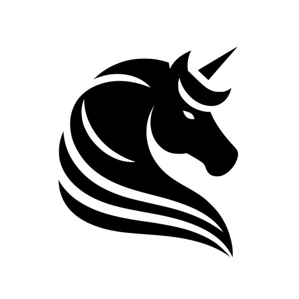 Tranquil Unicorn Head SVG Design for Cricut & Laser Machines