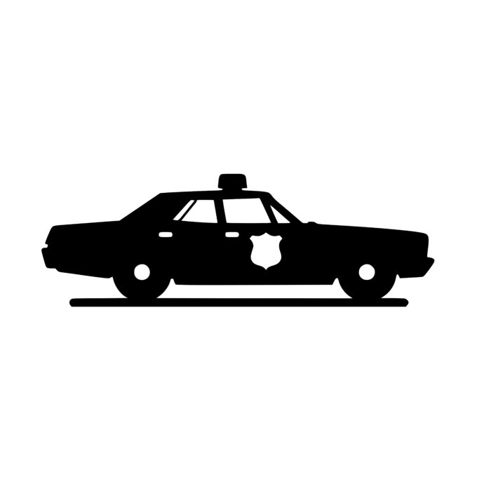 Police Car Outline – Creative Meadow