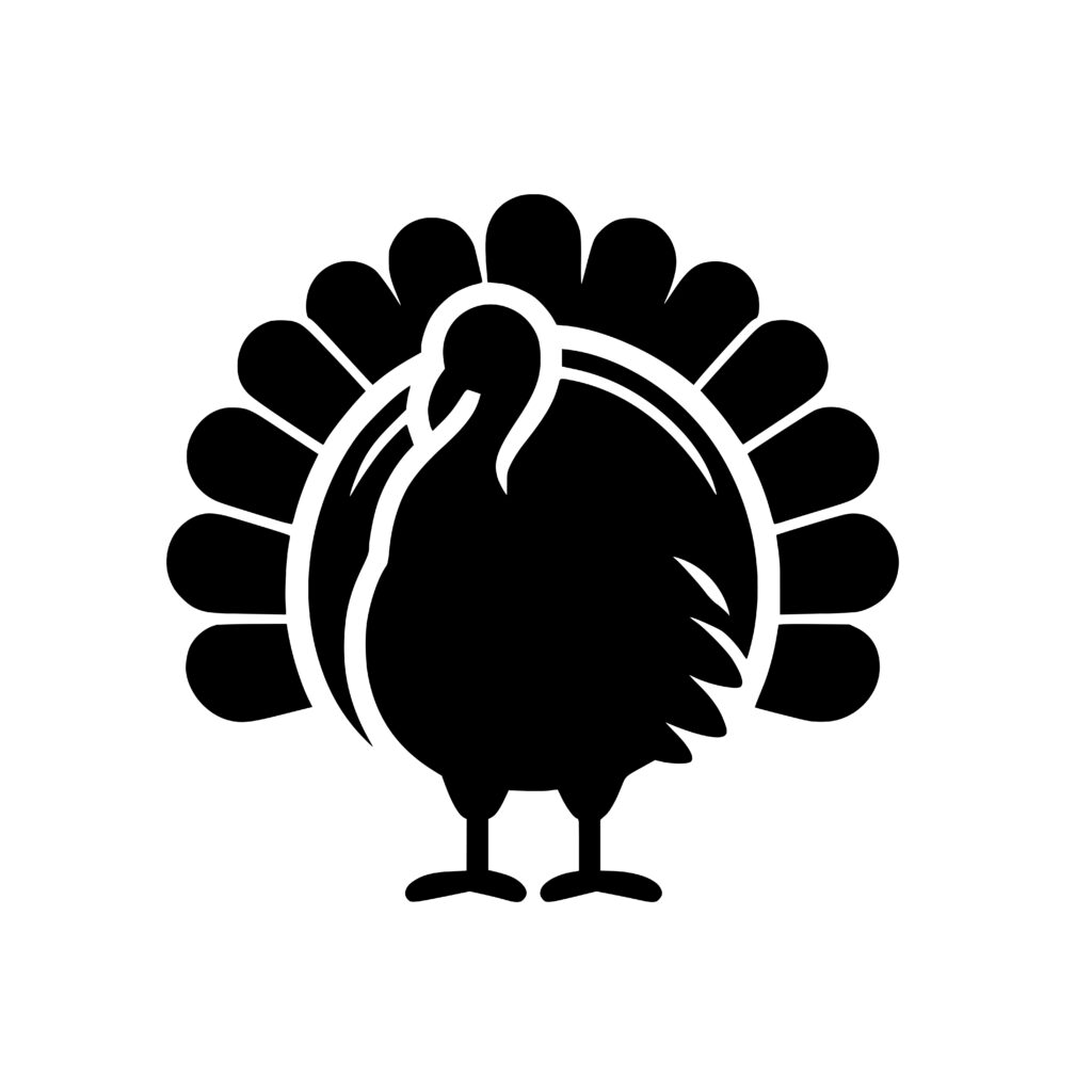 Proud Turkey Design: SVG, PNG, DXF for Cricut & Laser Use