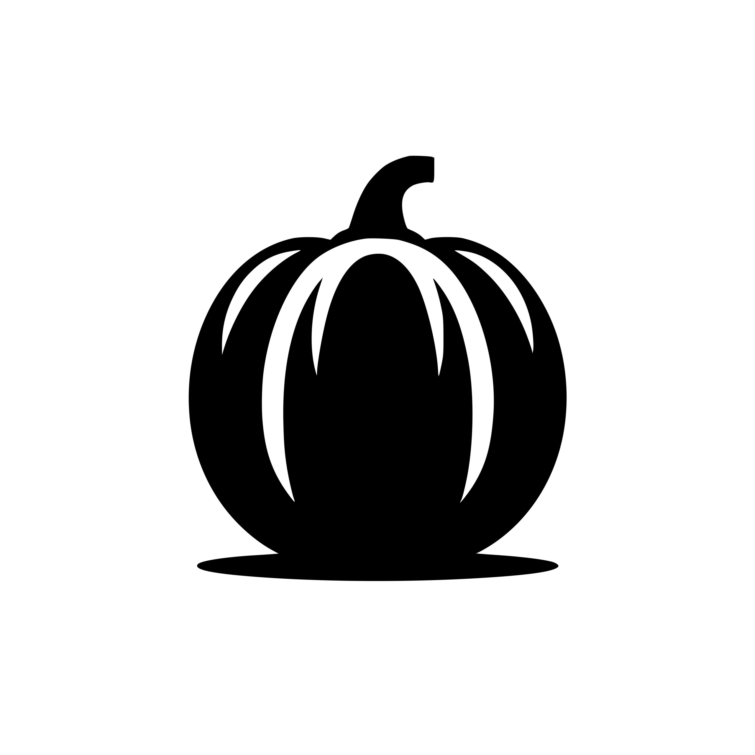 Curved Pumpkin Shape SVG for Cricut, Glowforge, Silhouette Users
