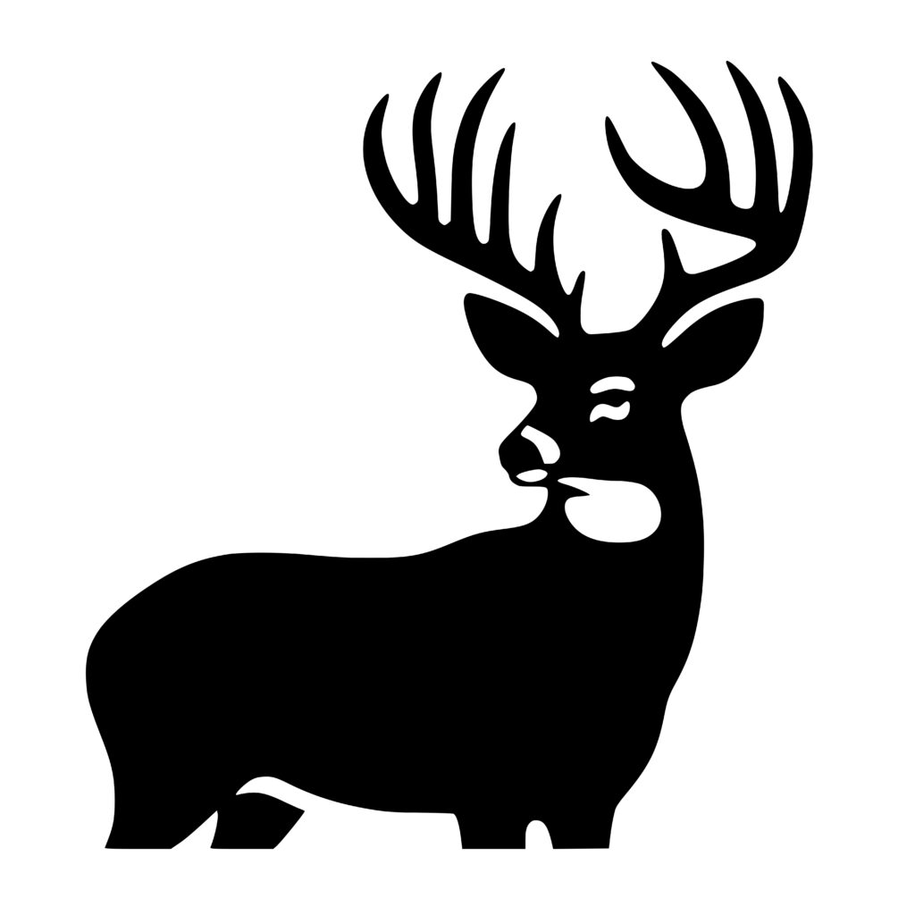 Noble Buck Outline – Creative Meadow