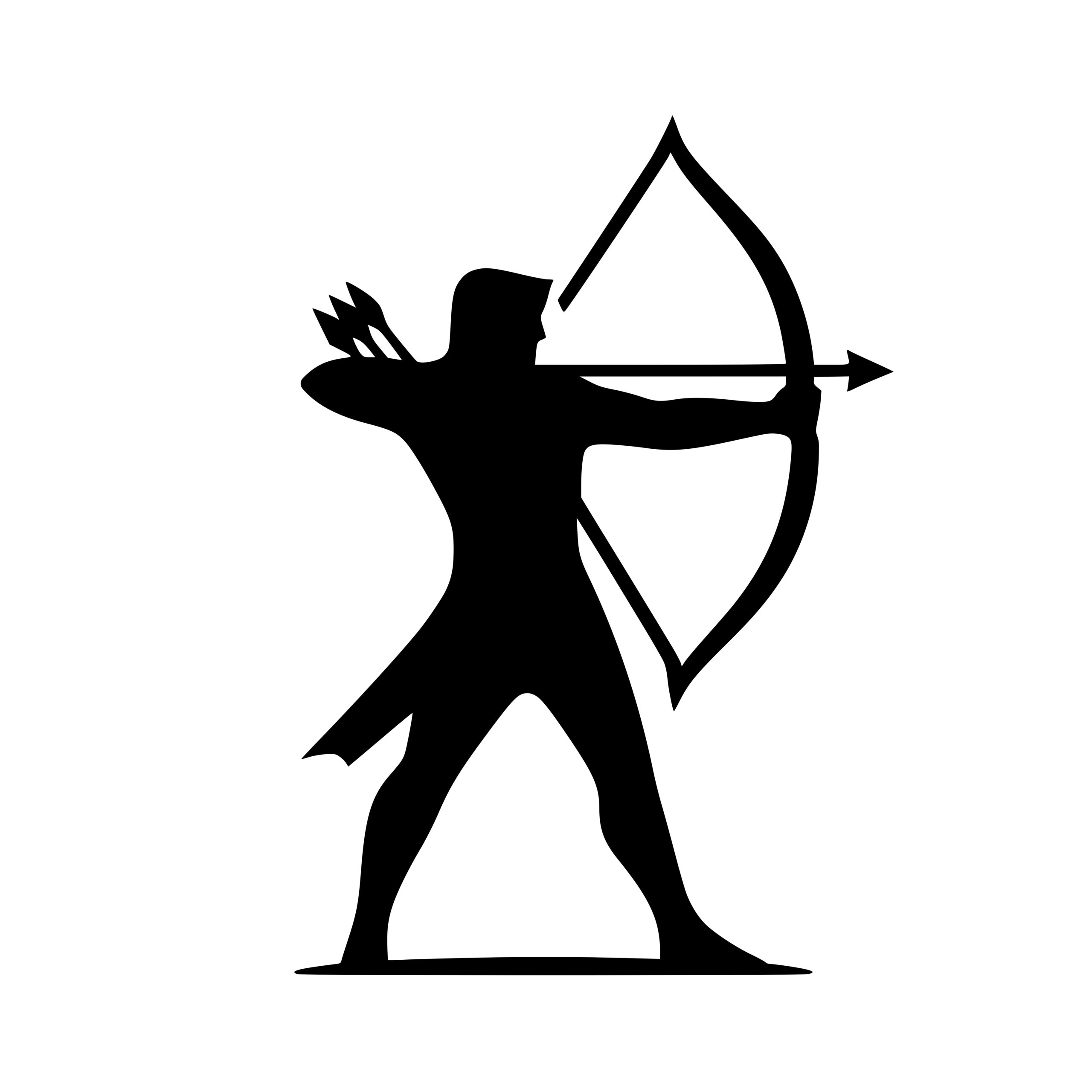 Focused Archer Ready – Creative Meadow