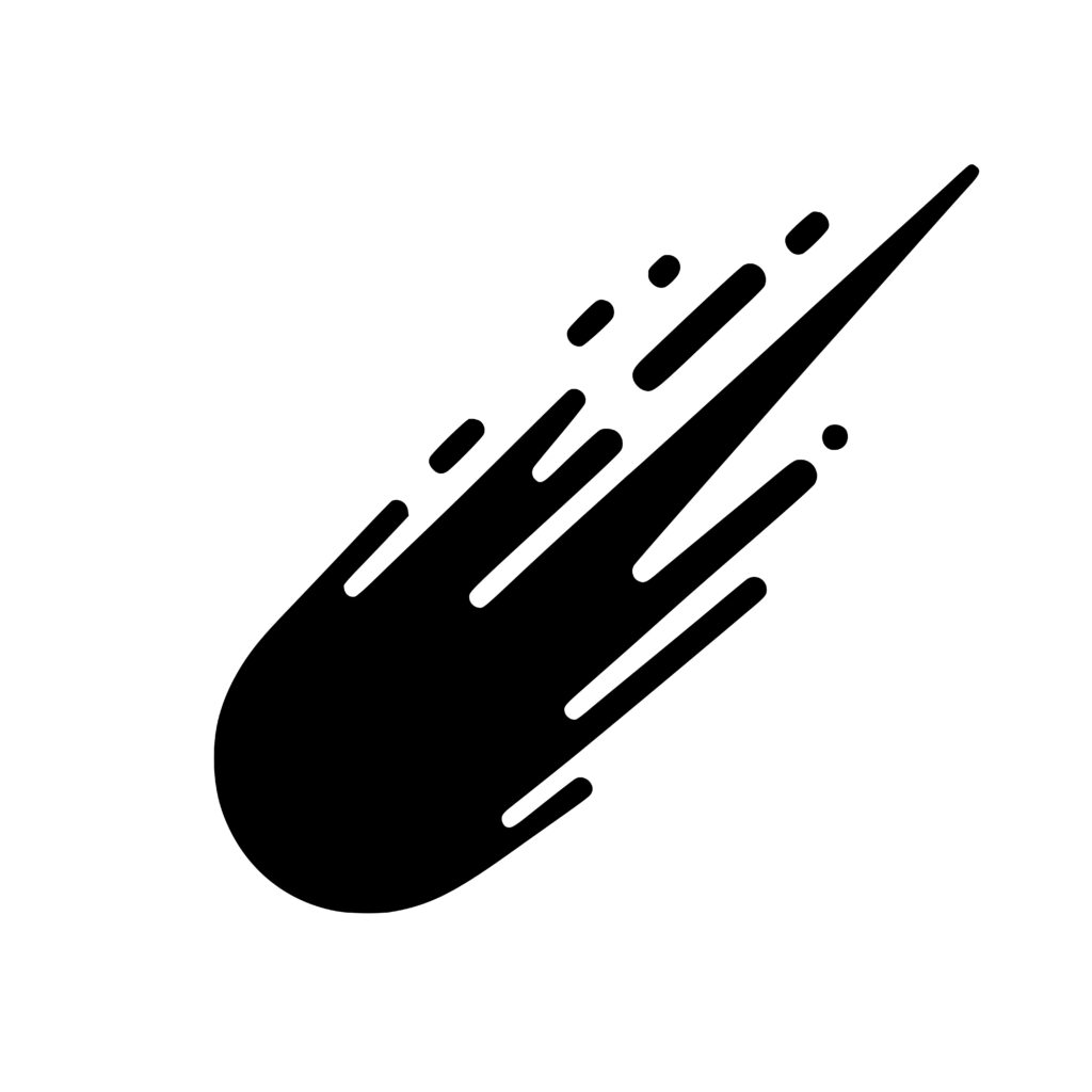 Speeding Comet SVG Design for Cricut, Silhouette, Laser Use