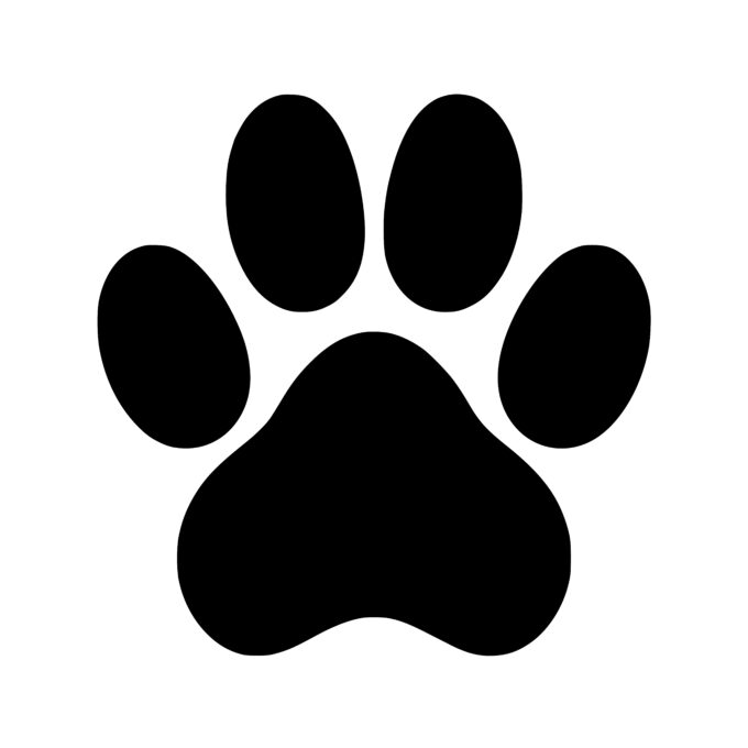Simple Paw Outline – Creative Meadow