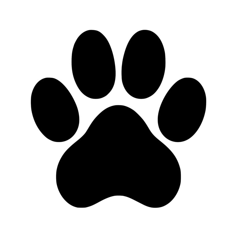 Simple Paw Outline – Creative Meadow