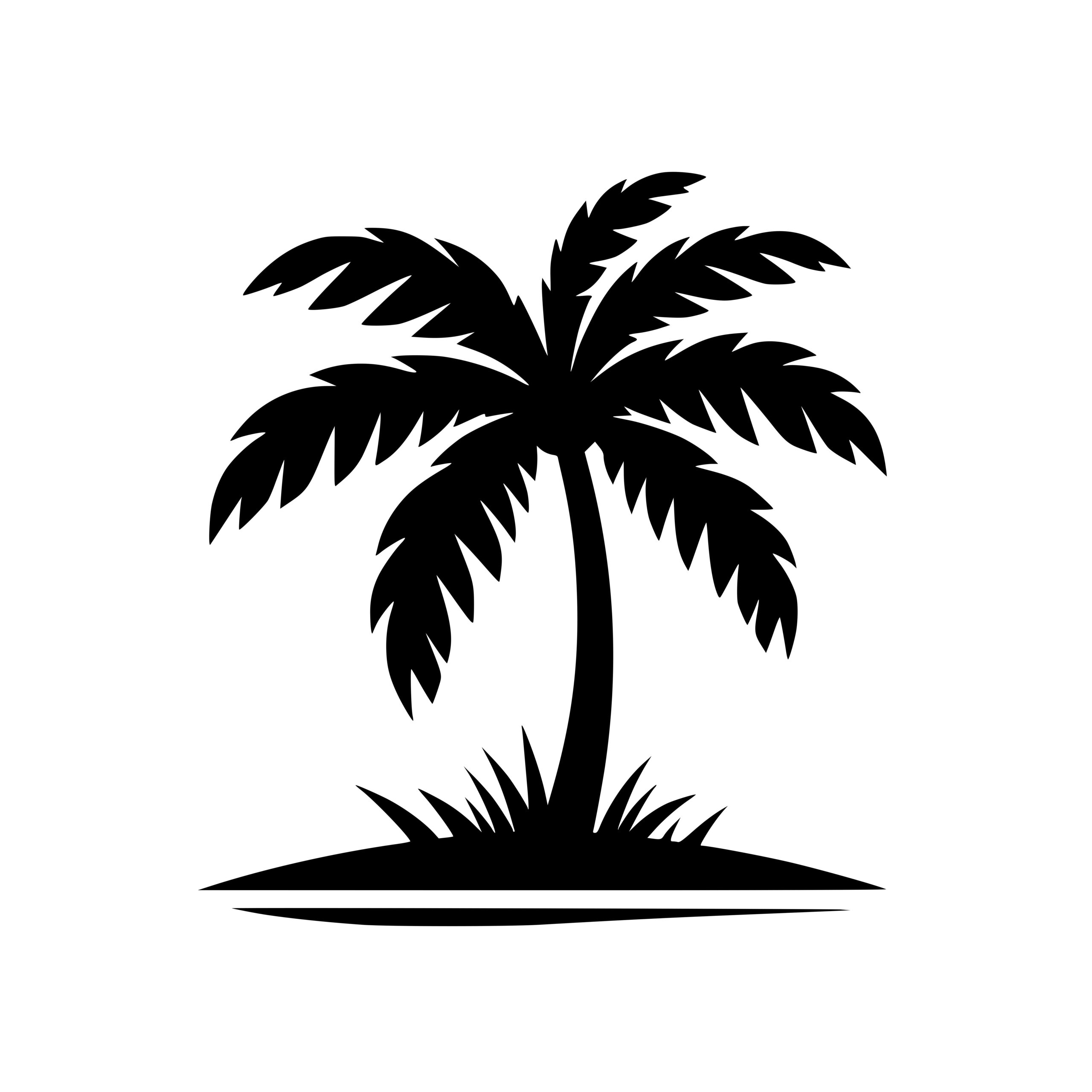 Lone Palm on Mound – Creative Meadow