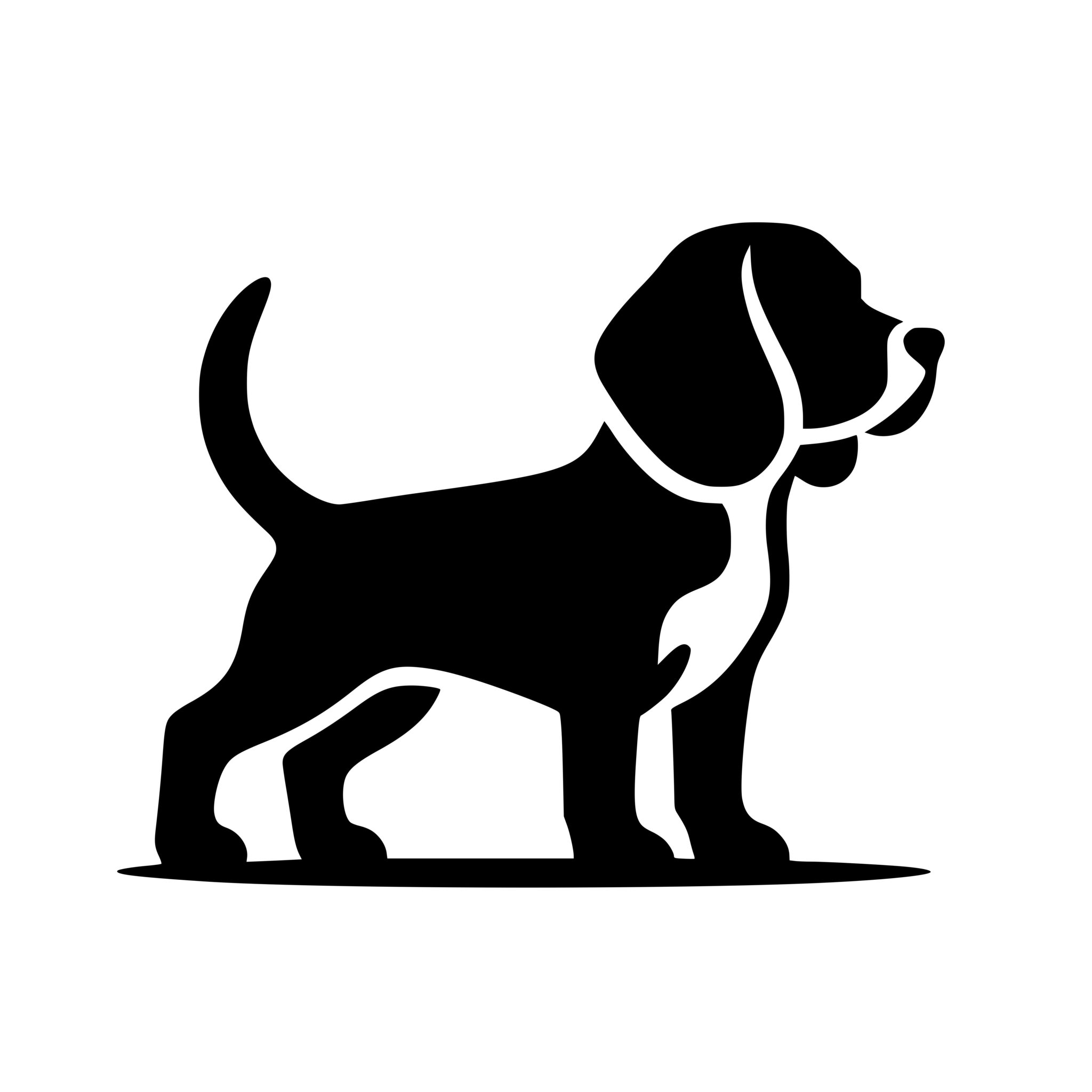 Beagle in Stance – Creative Meadow