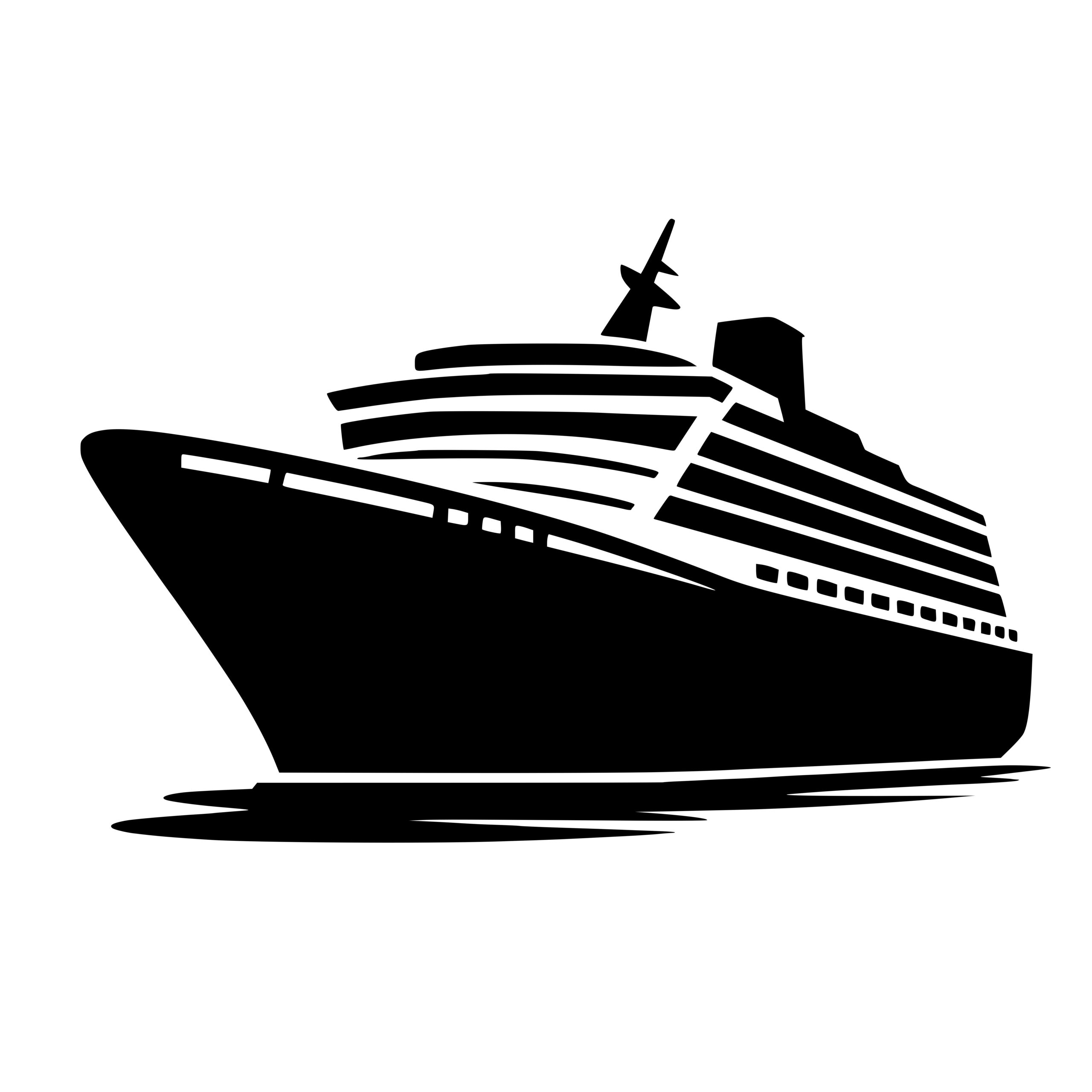 Sailing Majesty Cruise Ship SVG Design for Craft Machines