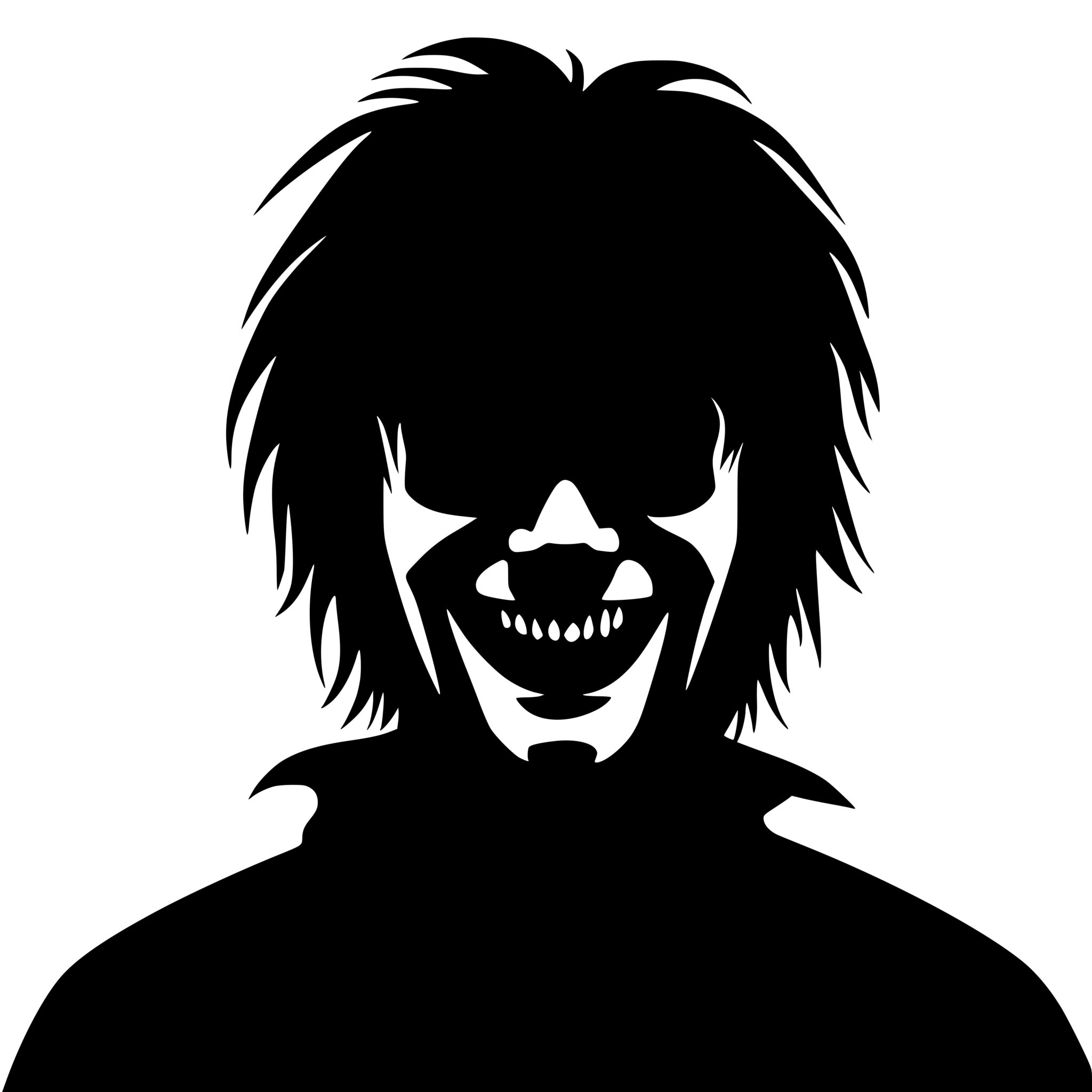 Creepy Grinning Figure – Creative Meadow