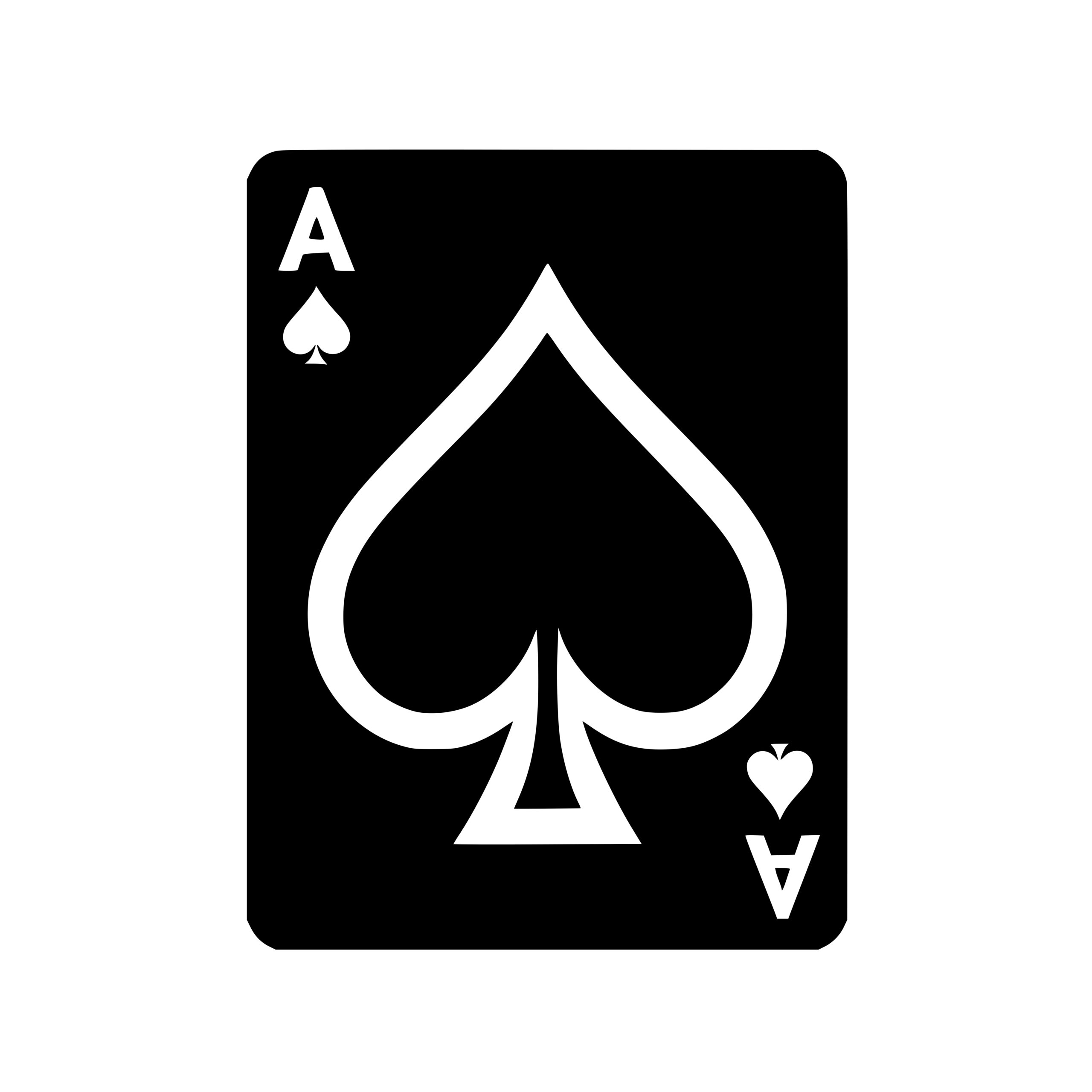 Spade Ace Card – Creative Meadow