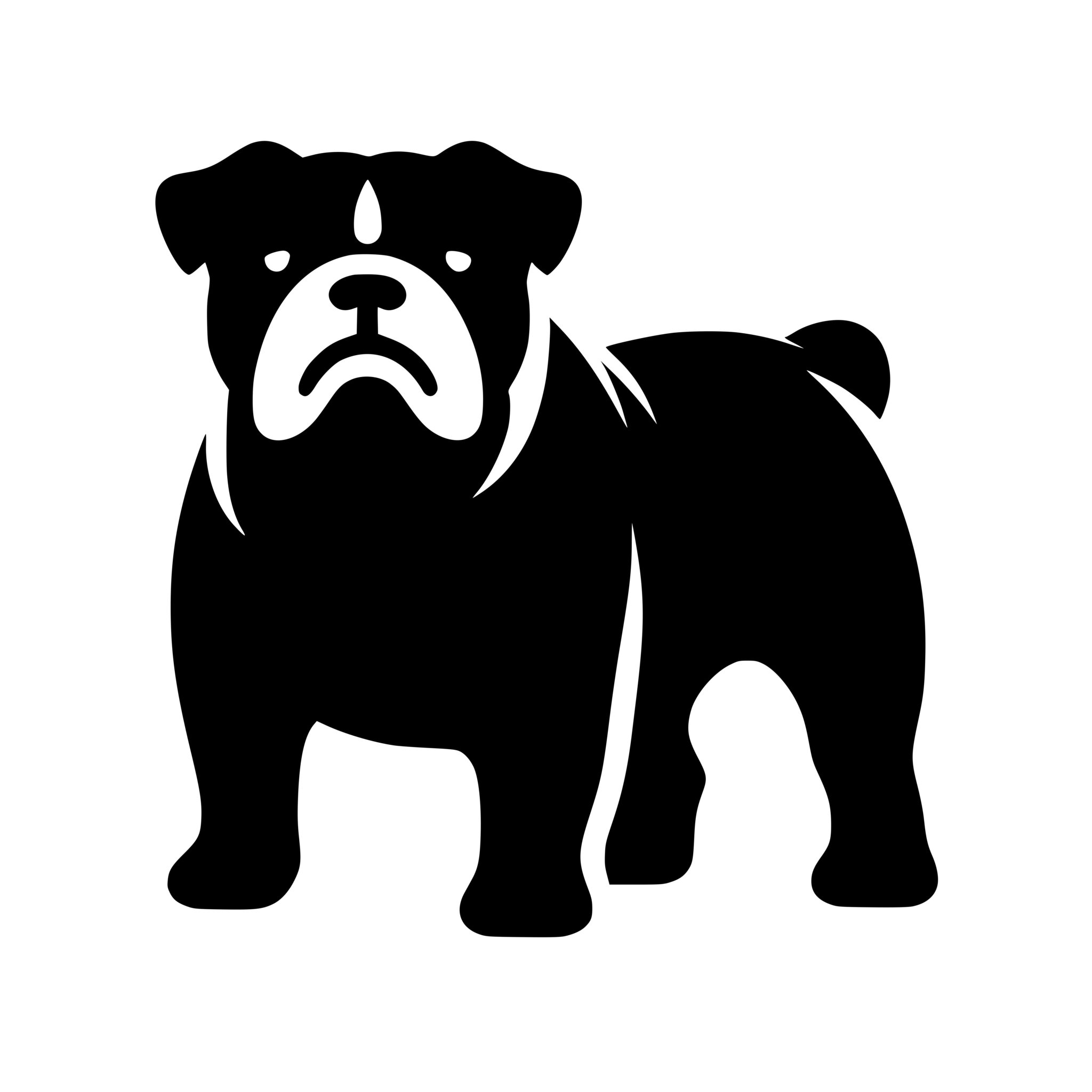 Determined Bulldog Details – Creative Meadow