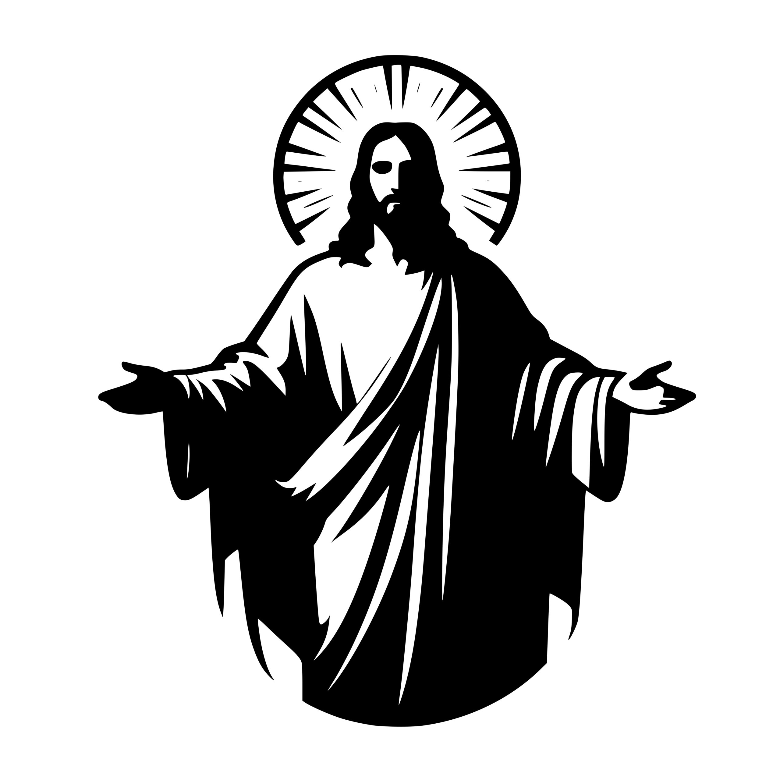 Embracing Jesus Christ Figure – Creative Meadow