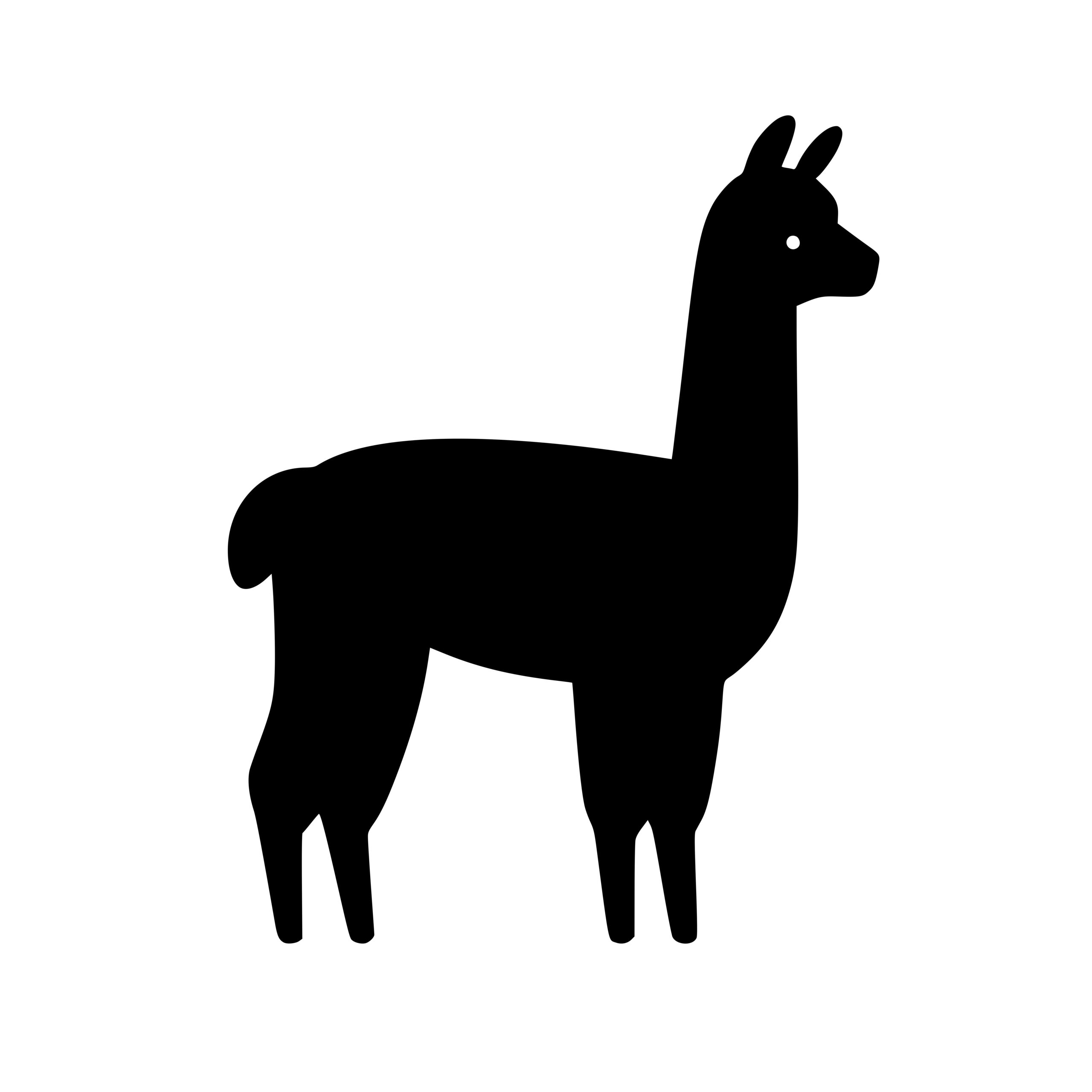 Elegant Llama Stance – Creative Meadow