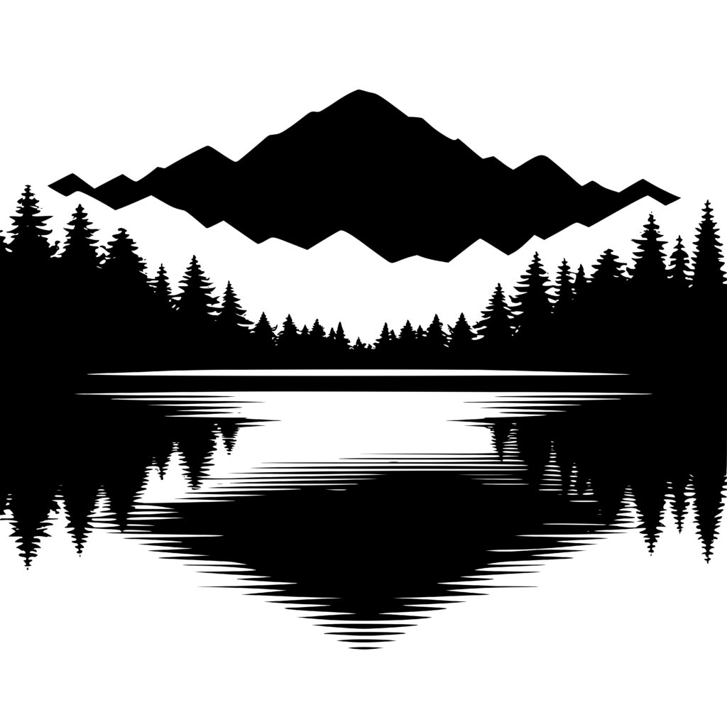 Jagged Mountain Reflections – Creative Meadow