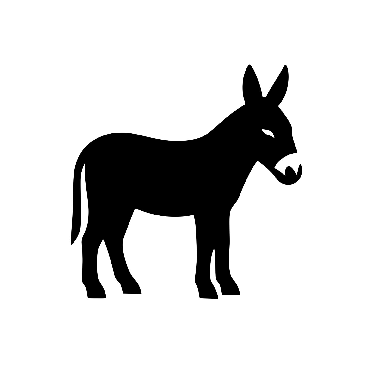 Donkey Side View – Creative Meadow