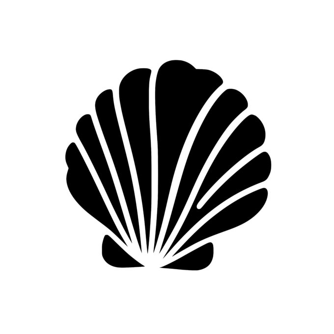 Scallop Shell Silhouette – Creative Meadow