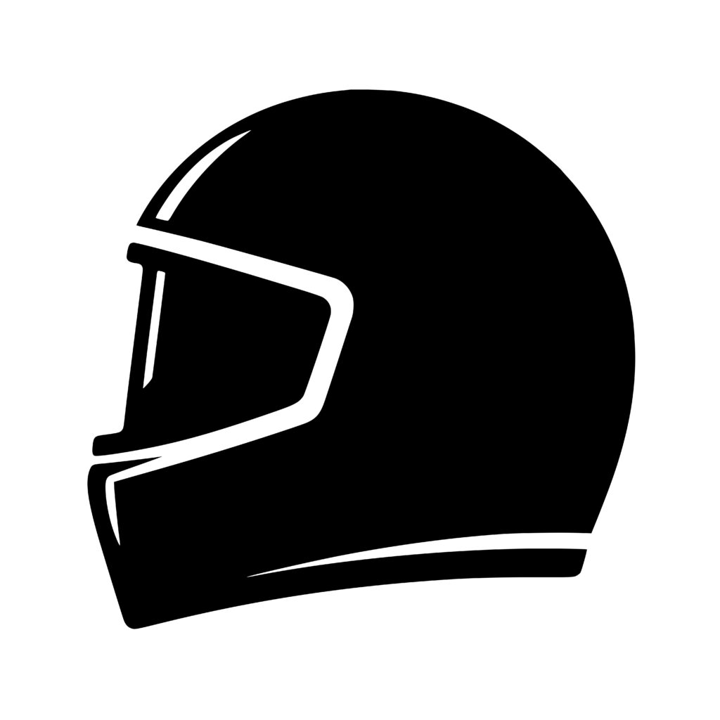 Smooth Racing Helmet Design: SVG/PNG Files for Cricut & Laser