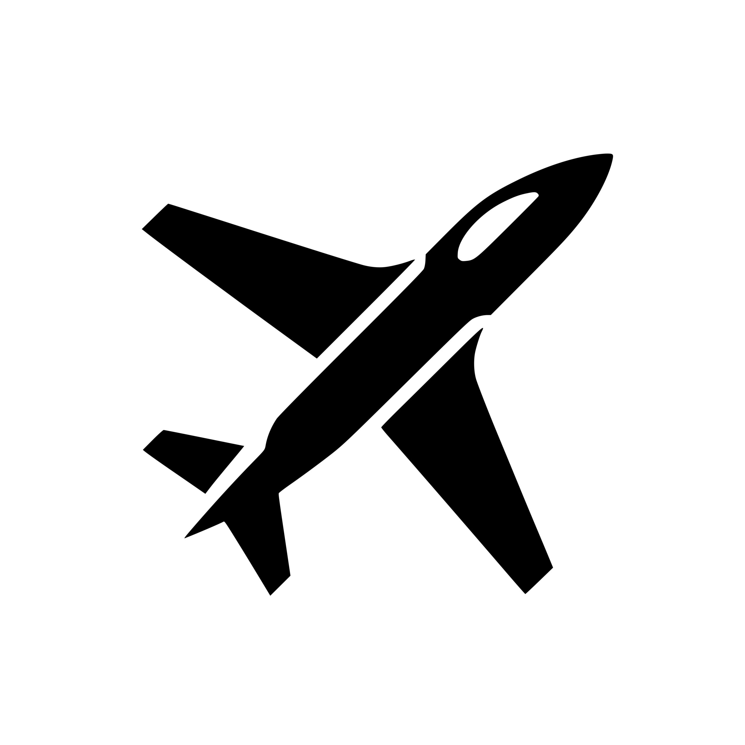 Flying Airplane Silhouette – Creative Meadow