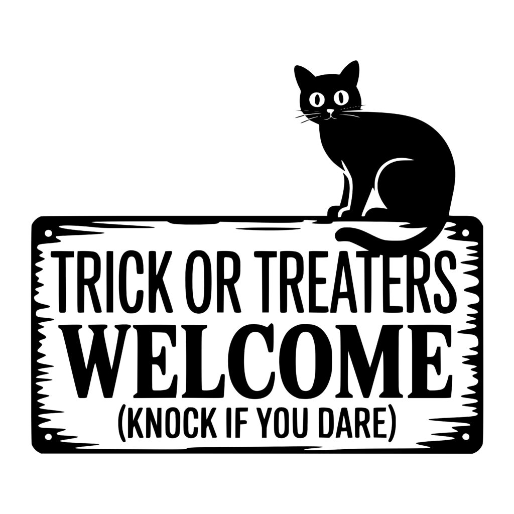 Cautious Halloween Cat – Creative Meadow