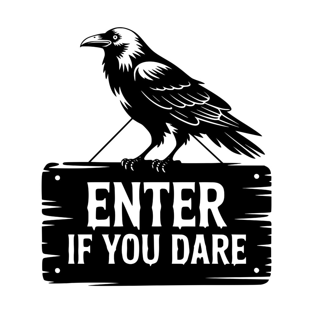 Ravens Warning Sign – Creative Meadow