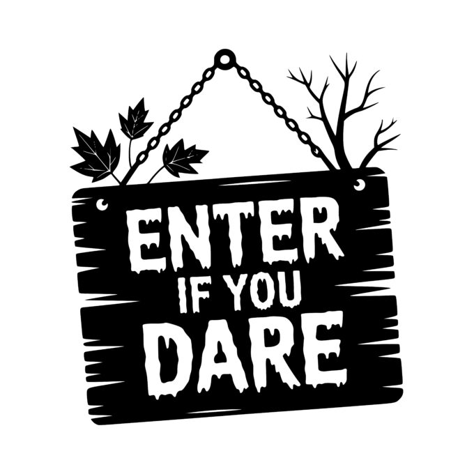 Creepy Adventure Sign – Creative Meadow