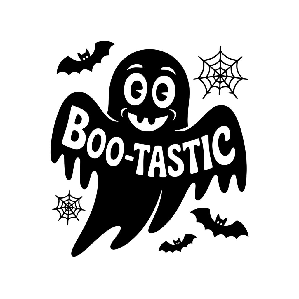 Boo-tastic Fun Ghost SVG File for Cricut & Silhouette Projects