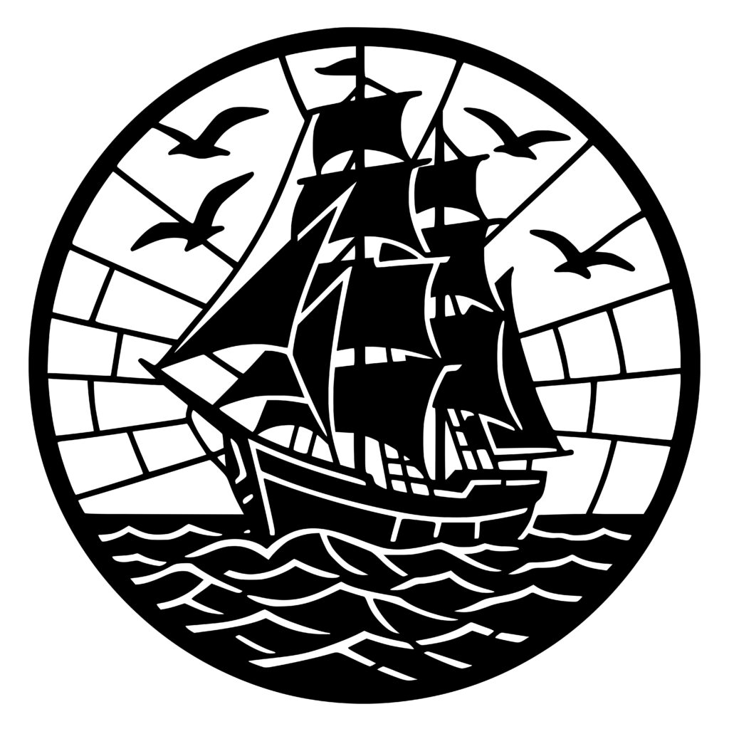 Sailing Ships SVG Design for Cricut, Silhouette, Laser Use
